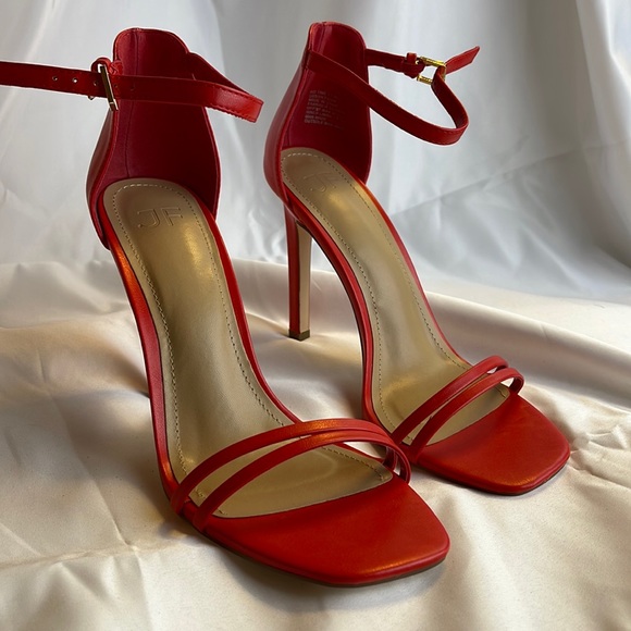 Shoes | Red High Heel Sandals | Poshmark